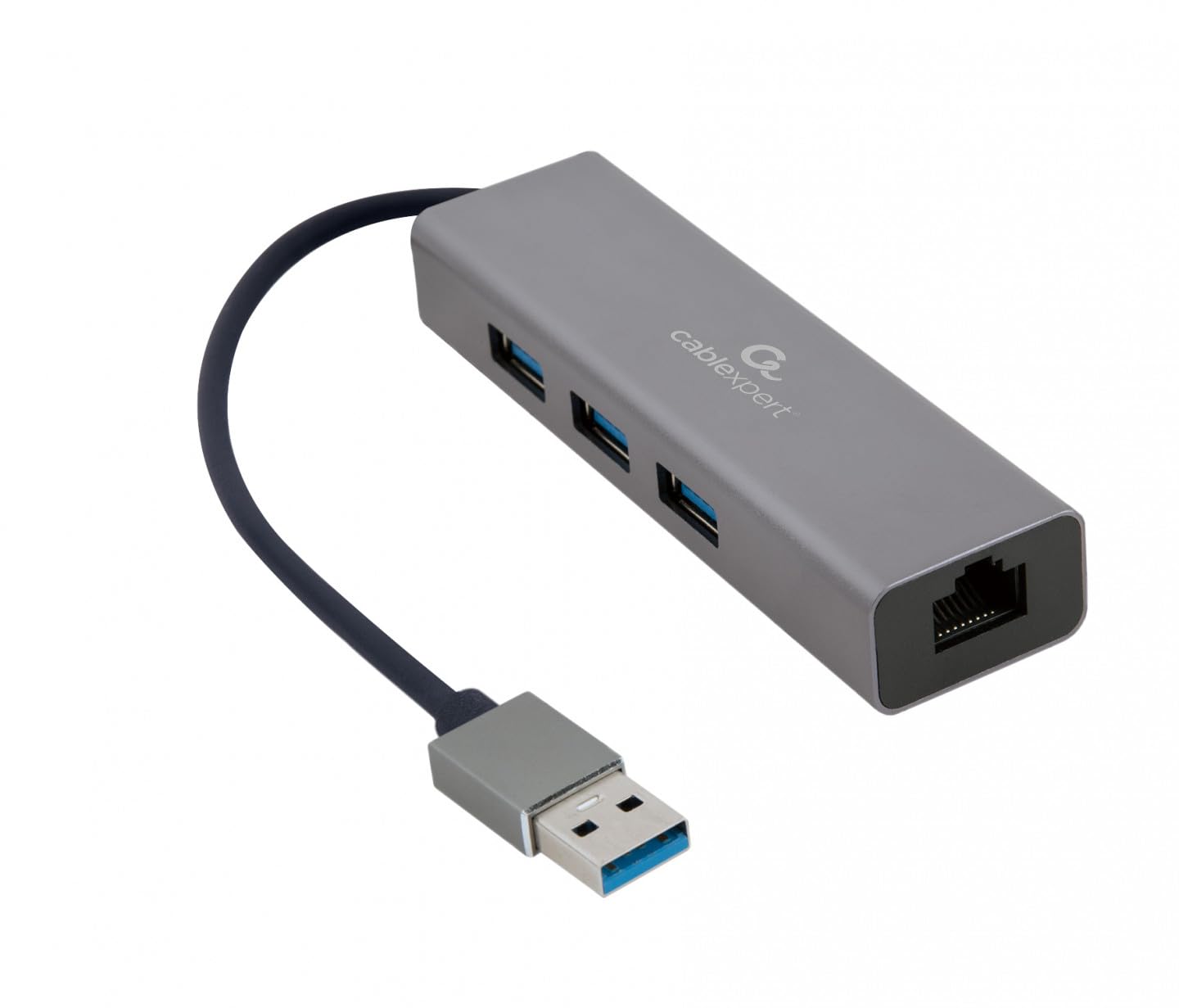 CableXpert Carte Réseau USB-C 3.0 vers RJ45 et Hub 3 ports