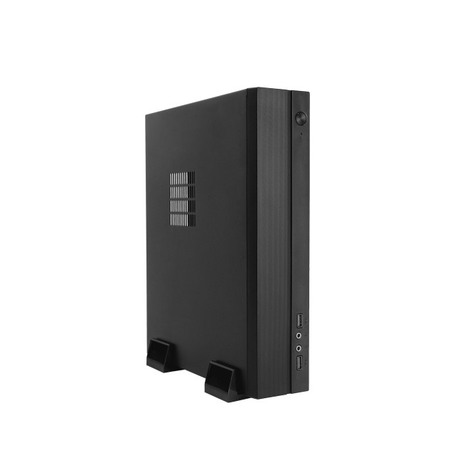 Boîtier Chieftec Compact Black iTX m-ATX Slim Case - Compact, élégant ...